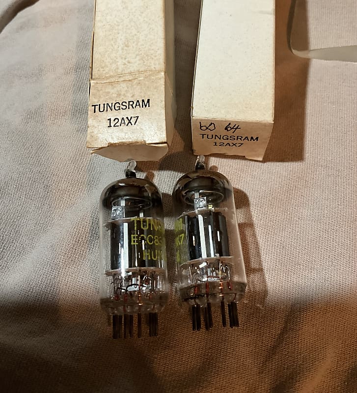 Tungsram pair 12AX7 ecc83 1960’s - Gray | Reverb