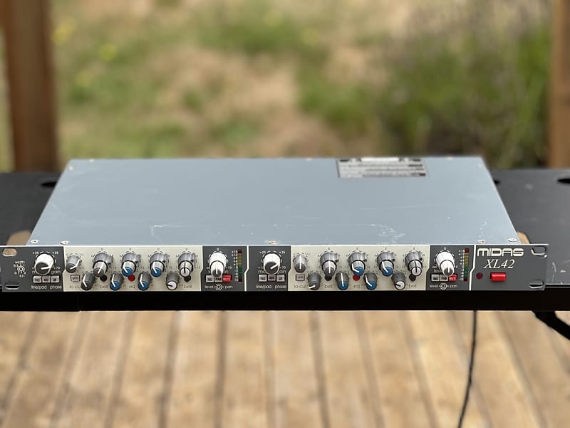 Midas XL42 Two Channel Mic Preamp + EQ - Blue | Reverb