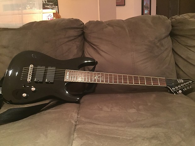 ESP LTD Sc-607 B Gloss Black | Reverb