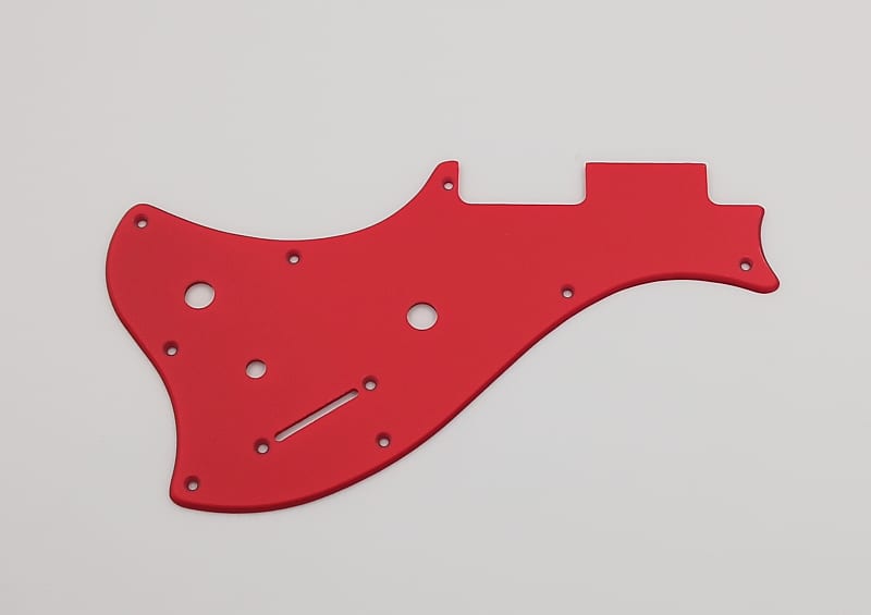 metallic red acrylic pickguard for PRS MIRA guitar | Reverb