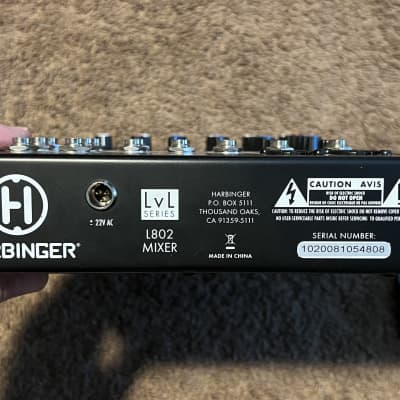 Harbinger L802 LVL Series 8 channel Powered Mixer | Reverb