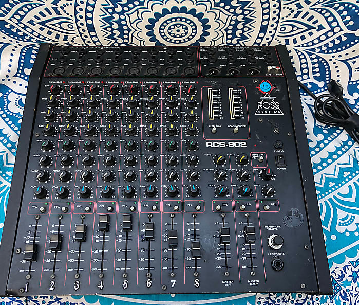 Vintage Old Ross Systems RCS-802 8-Channel Analog Mixing | Reverb