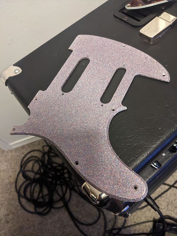 Unbranded Tele SSS 2020s - Purple Sparkle | Reverb