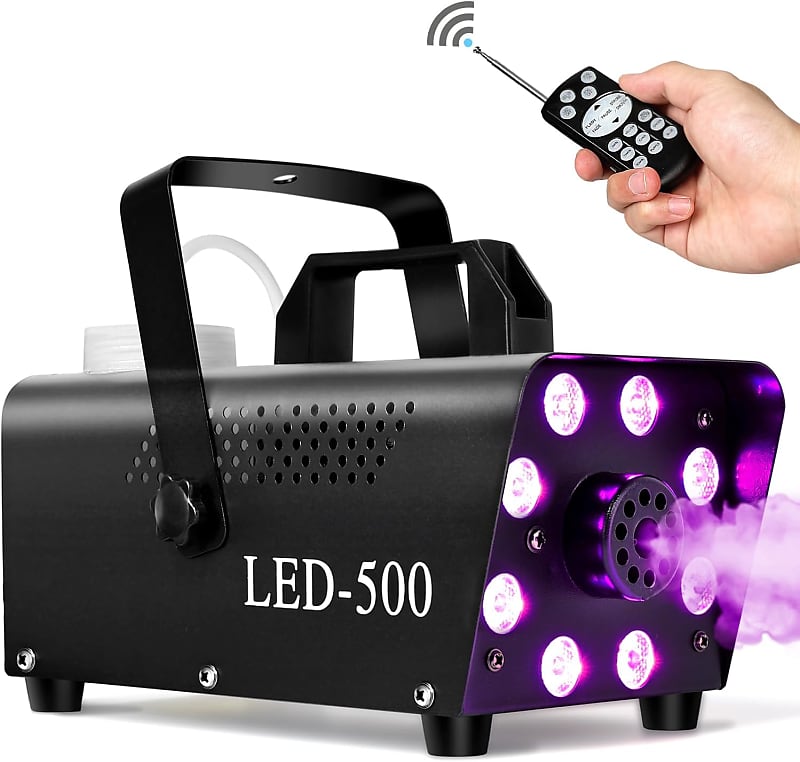 Upgraded Fog Machine Portable Smoke Machine with Lights, Fog | Reverb