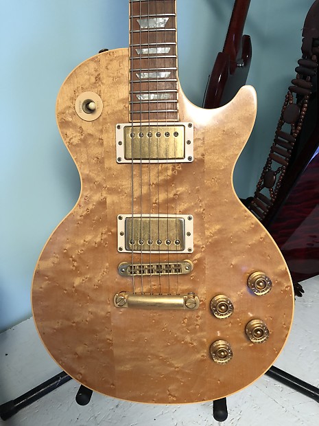 Gibson 1993 Les Paul Birdseye Maple Top NAMM Show Snukst | Reverb
