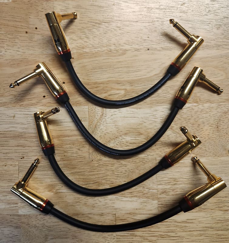 4 Monster Rock 8 inch Patch Cables | Reverb