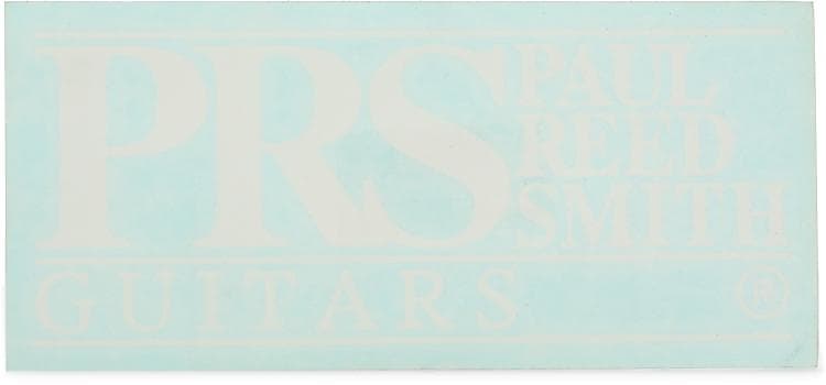 PRS White Block Logo Window Decal | Reverb