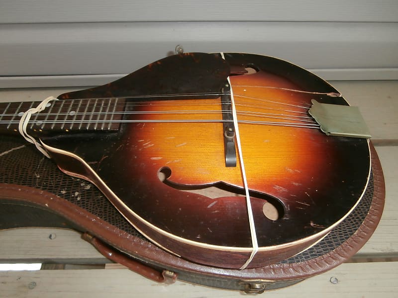 Vintage 1935 Gibson A-75 Mandolin Project w/ Case! Extremely | Reverb