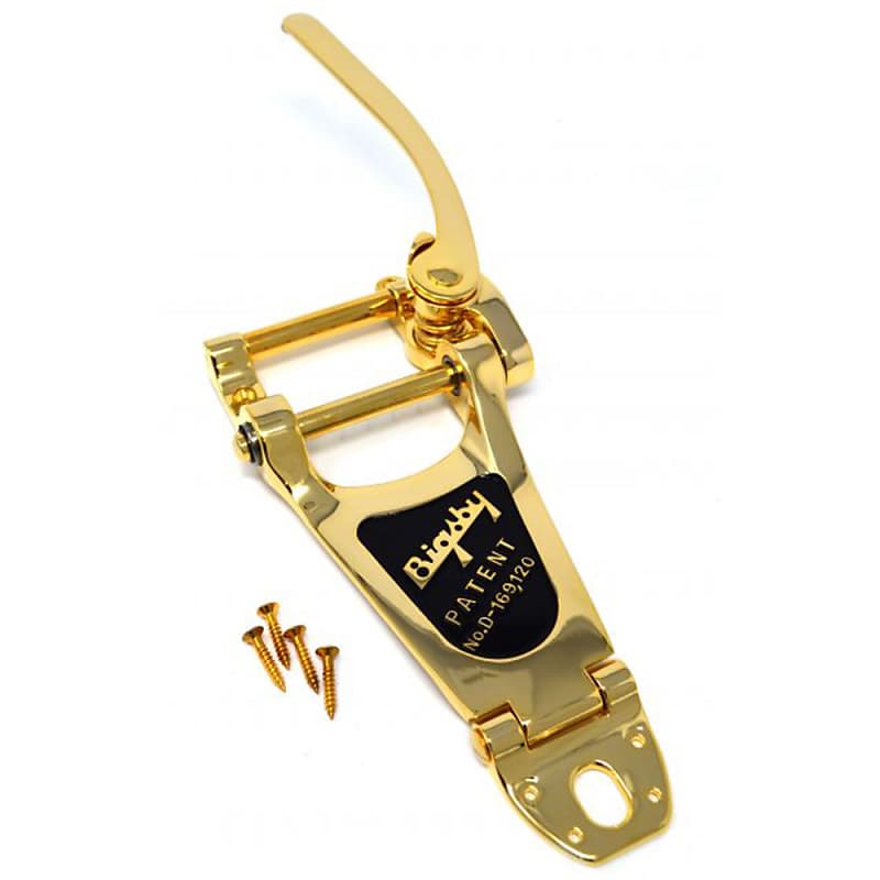Bigsby B7 Vibrato Tailpiece for Gibson Archtop Guitars - Gold | Reverb
