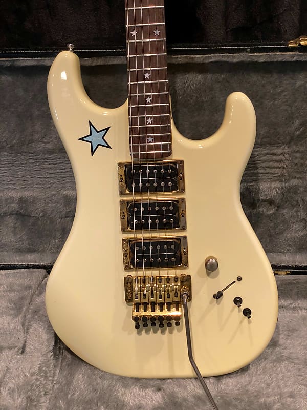 Kramer Richie Sambora White Signature electric guitar vintage | Reverb