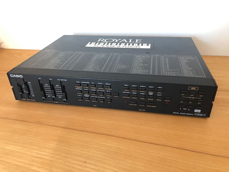Casio CSM-1 Digital Sound Module RARE Black | Reverb UK