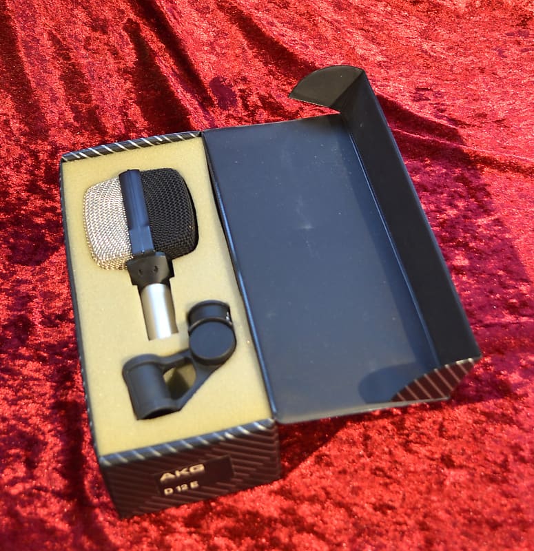 AKG D12E Classic Kick Microphone Superb Example | Reverb