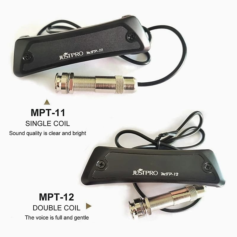 justpro MTP-11/12 Acoustic Guitar passive Pickup Set Magnet | Reverb