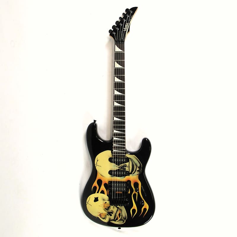 Vester Stage Series HSS Flaming Skulls w/HSC 1980s | Reverb