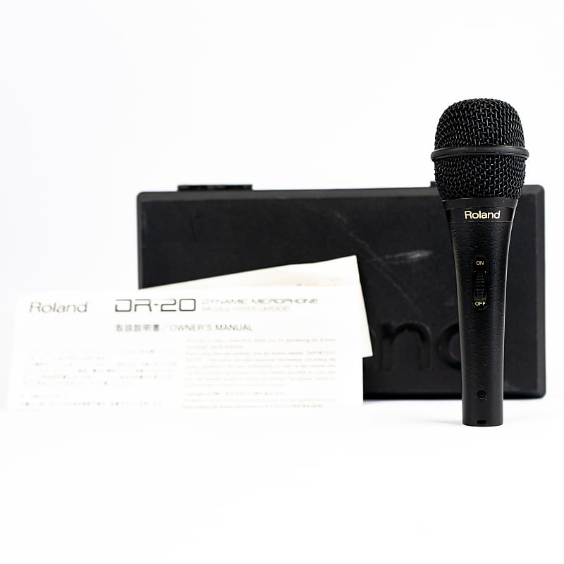 Roland DR-20 Dynamic Hyper-Cardioid Microphone with Case and | Reverb