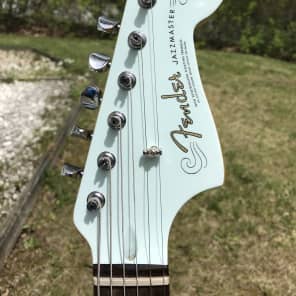 Fender VM Jazzmaster Sonic Blue with Matching Headstock | Reverb
