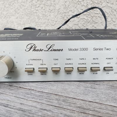 Phase Linear 3300 Series 2 Preamp 1980s | Reverb
