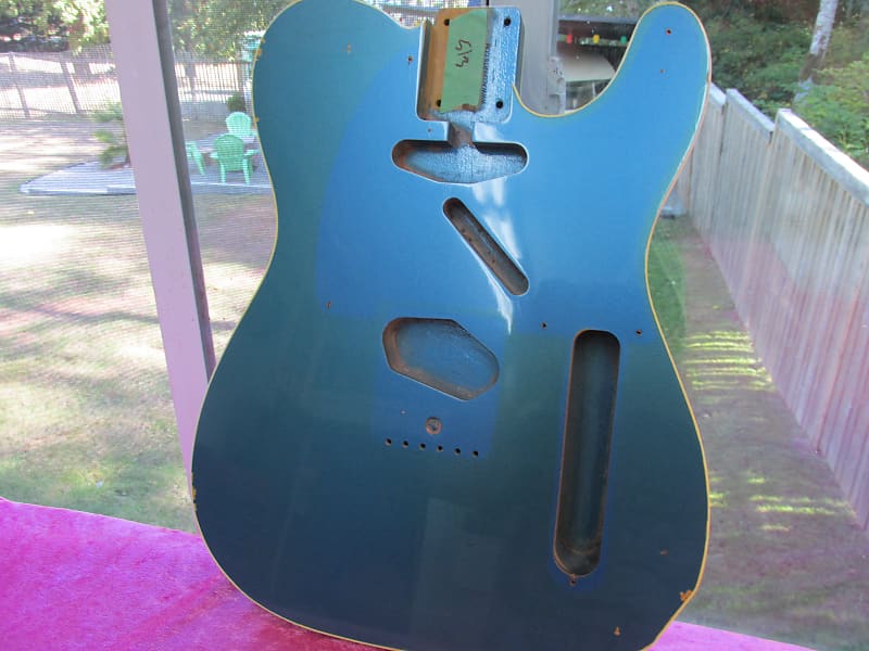 Allparts Telecaster custom body- Lake Placid Blue by GM | Reverb