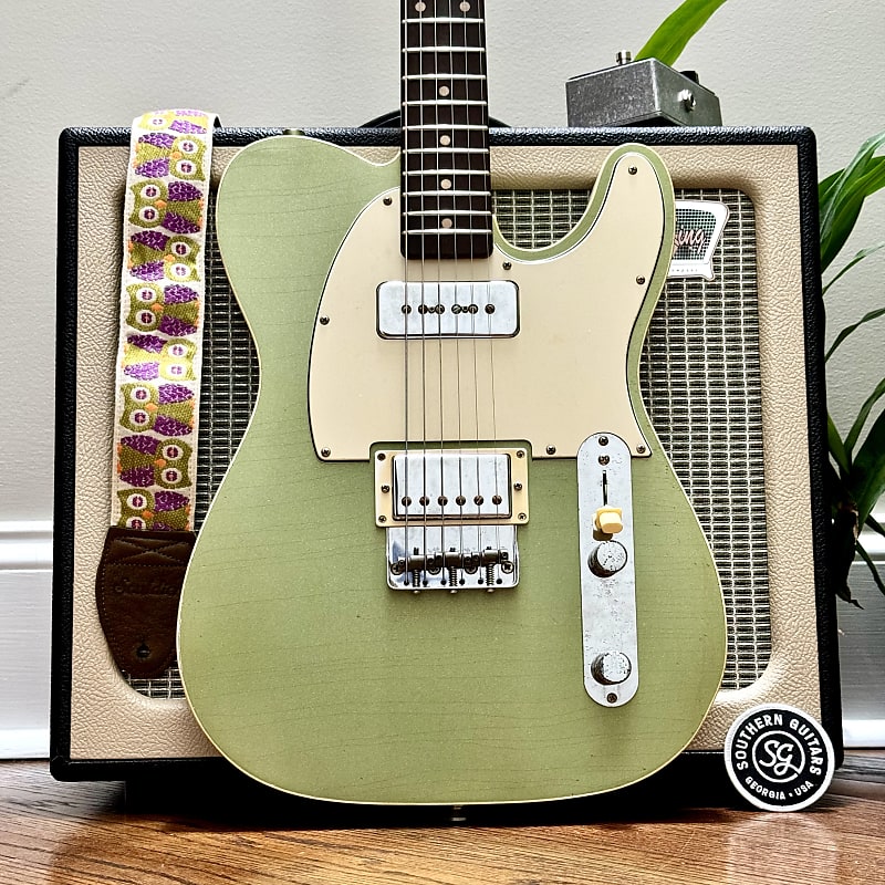 Mario Guitars T Beast 2023 - Avocado Mist Brazilian Rosewood | Reverb