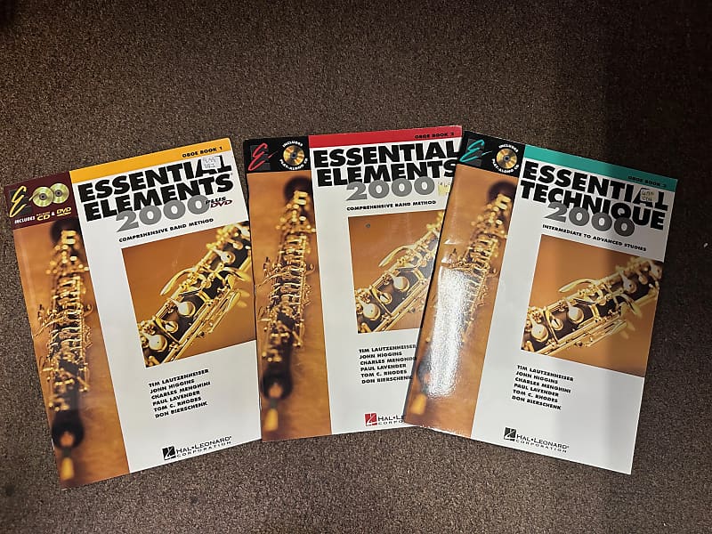 Hal Leonard Essential Elements 2000 w/ CD's Oboe Set of 3 | Reverb