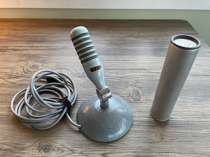 1950s Vintage EAP/Lustraphone VR64 Mini Ribbon Microphone | Reverb