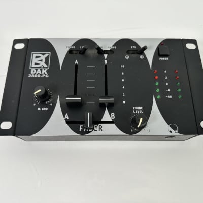 DAK 2800-PC Stereo Phono/Line Preamp Cross Fade DJ Mixer with | Reverb