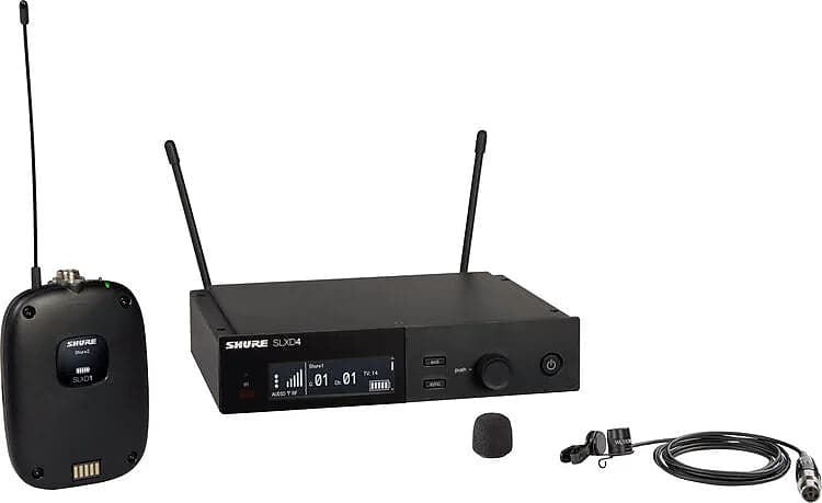 Shure SLXD14/85M-G58 Wireless Lavalier Microphone System - | Reverb