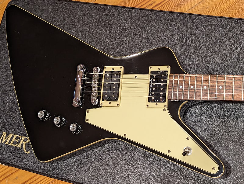 Hamer 1990's Standard Ebony MIK DiMarzio Super Distortion & | Reverb