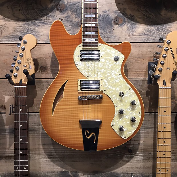 Schecter TSH-1 Classic Flamed Maple Vintage Natural | Reverb Canada