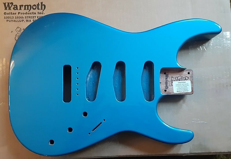 Warmoth Soloist - Metallic Lake Placid Blue | Reverb