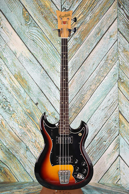 Hagstrom II B 1960s Bass Guitar - Sunburst | Reverb