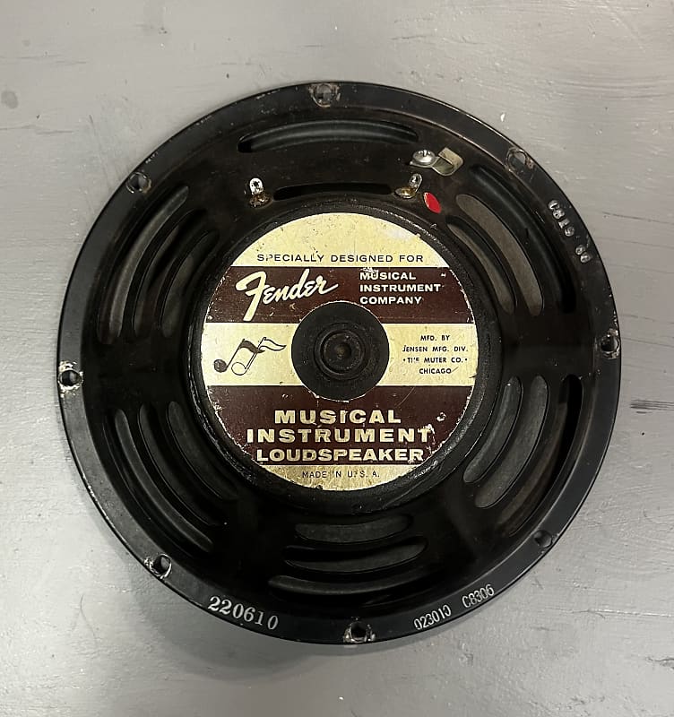 1966 Fender Princeton Reverb Speaker (Jensen) | Reverb