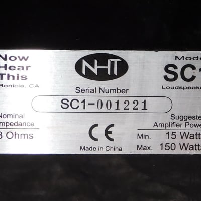 NHT SC1 center channel speaker | Reverb