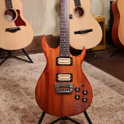 1990s Carvin USA DC-400 Natural Koa Electric Guitar w/ OHSC | Reverb