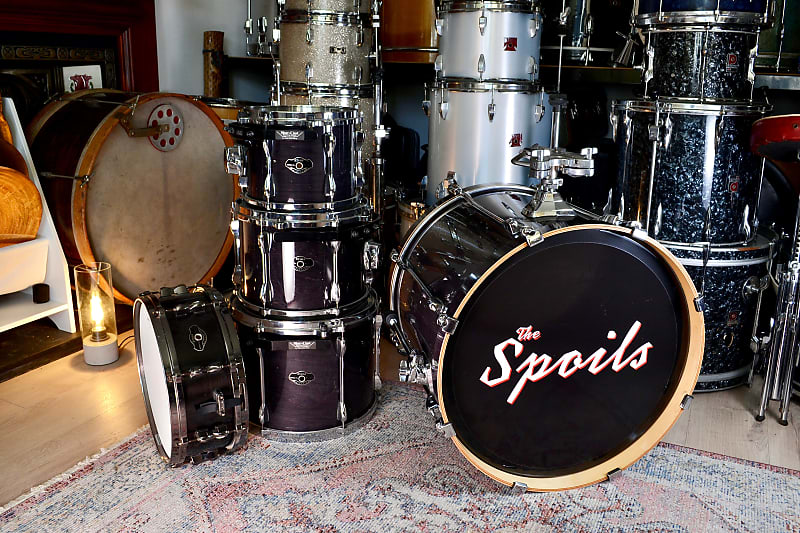 Tama 5-Piece Superstar Custom Drum Kit in Custom Charcoal | Reverb UK