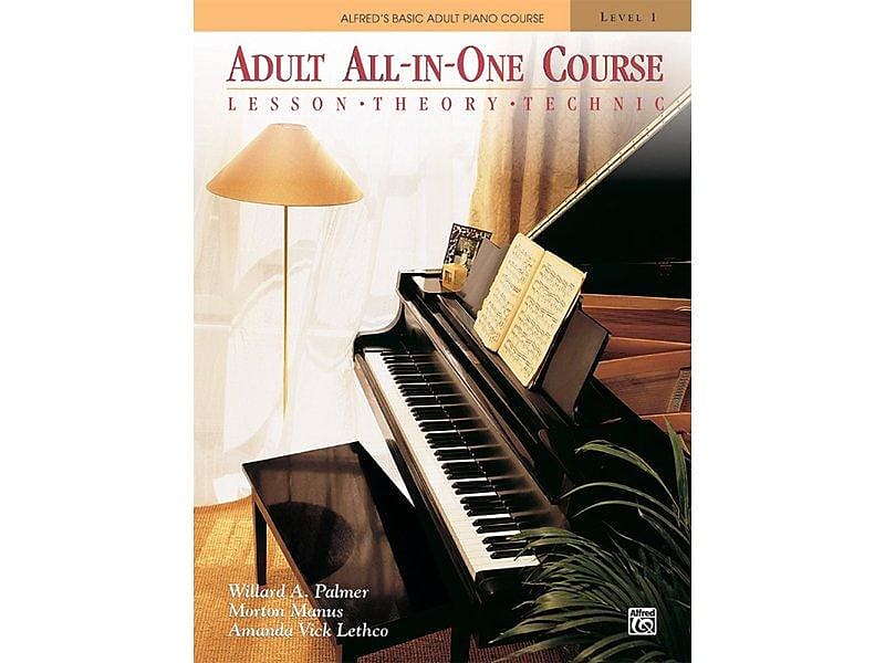 Alfred's Basic Adult All-in-One Piano Course Level 1 | Reverb