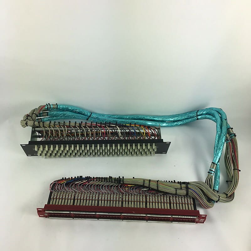 RED Rean Neutrik TT Bantam 96 Point Patch Bay Wired e3 panel | Reverb