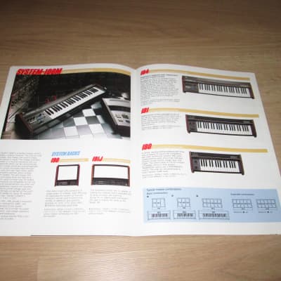 Roland Vintage Synthesizer Catalog – 1984 - Original | Reverb UK