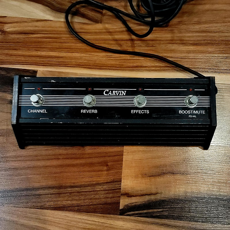 Carvin FS-44L Footswitch - Midi Channel and Effects Switcher | Reverb