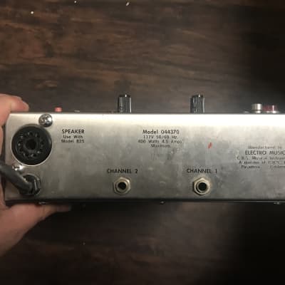 Leslie Preamp model 2 1970 - Chrome | Reverb