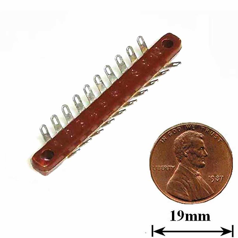 12 pcs 10-Lug Tag Bakelite Mini Terminal Strip For Point To | Reverb