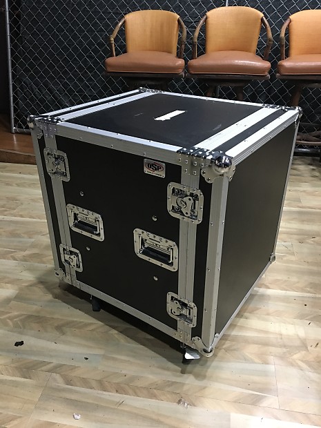 OSP Cases 12U Power Amp Rack Case, Shockmount w/Casters, | Reverb
