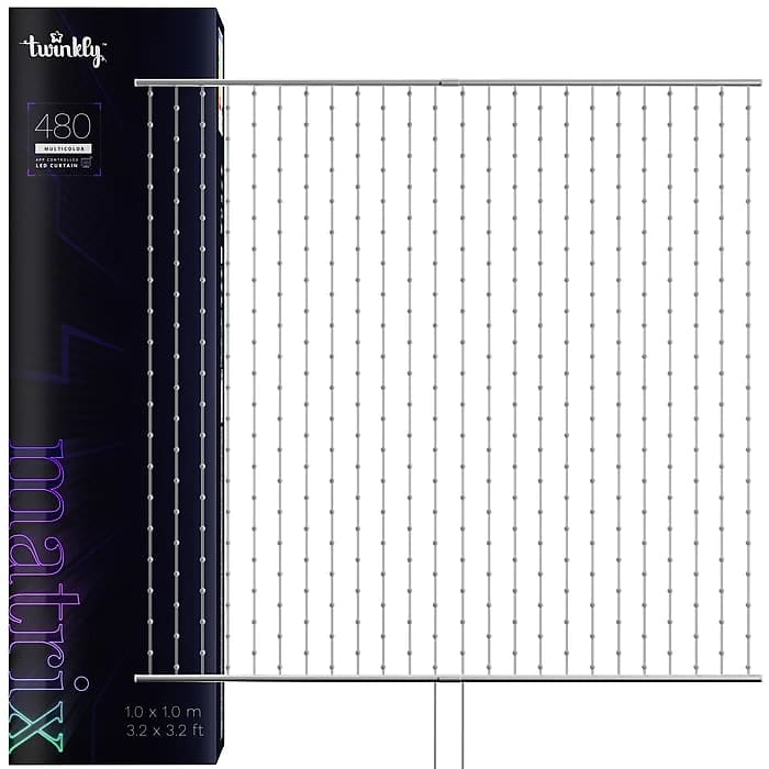 Twinkly Matrix 1 x 1 m | 3.3 x 3.3 ft LED Curtain | Reverb