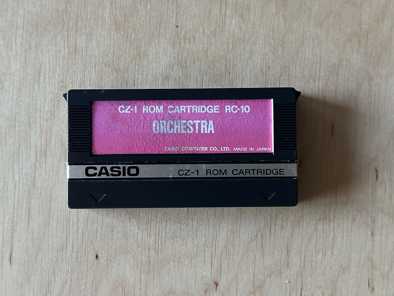 Casio CZ-1 ROM CARTRIDGE RC-10 ORCHESTRA memory card | Reverb