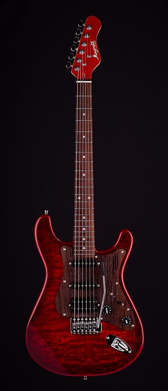 Magneto Sonnet Modern US-2300 See Thru Red Quilt w/Gigbag | Reverb