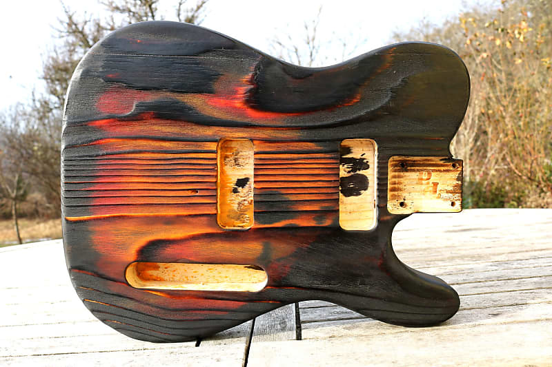 Telecaster "barncaster" body, dual P-90 | Reverb