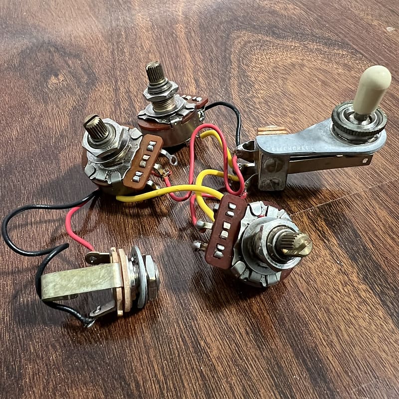 1984 Gibson Flying V Pots Wiring Harness Switch Output | Reverb