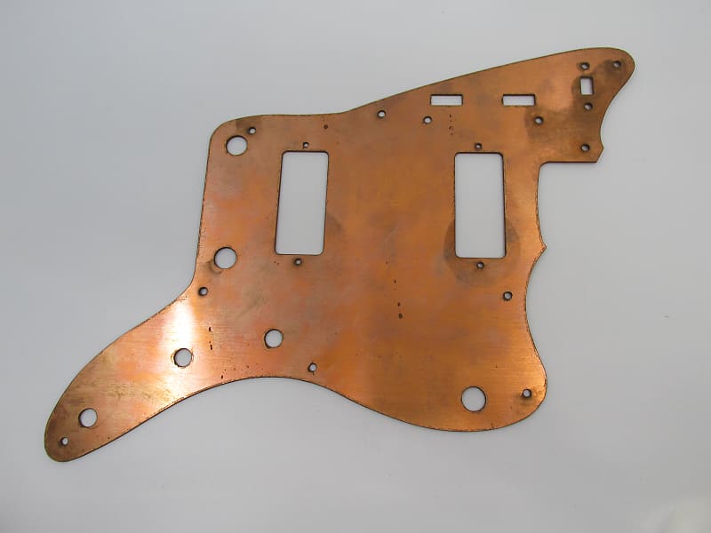 Copper Jazzmaster Pickguard 2021 for Mini Humbuckers - Modded | Reverb