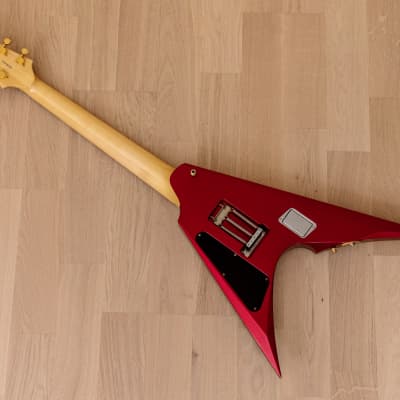 2014 ESP Arrow-7 Flying V 7 String Electric Guitar Metallic | Reverb