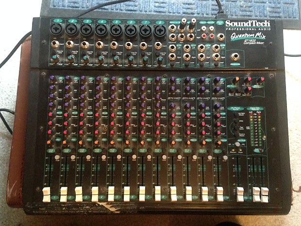 Sound Tech Quantum Mix ST1602 Mixer 1990's Gray/Black | Reverb